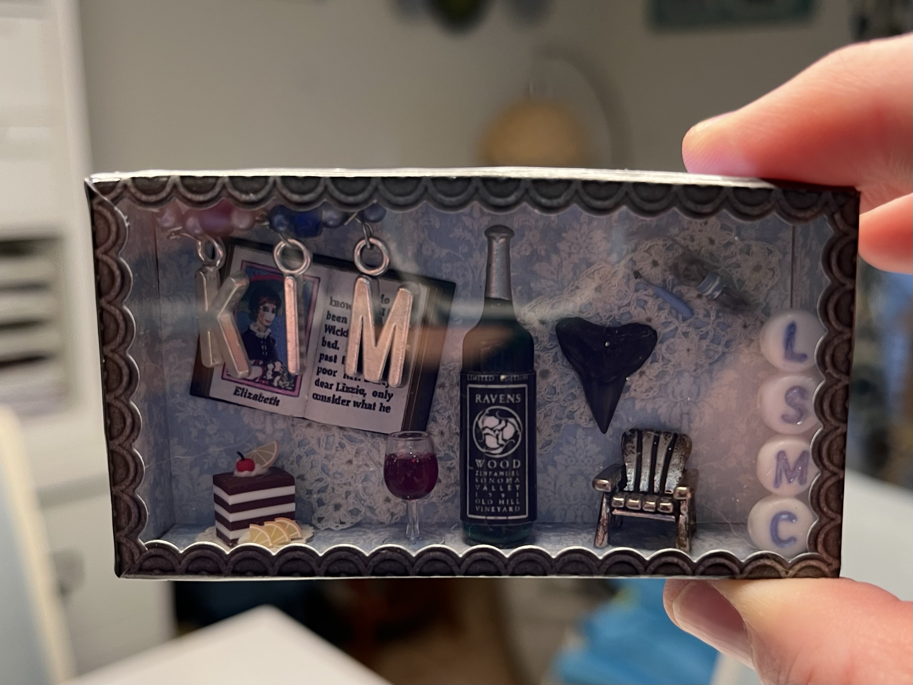 Make your own mini and wear it as a name tag! – Kim's Miniature Scene